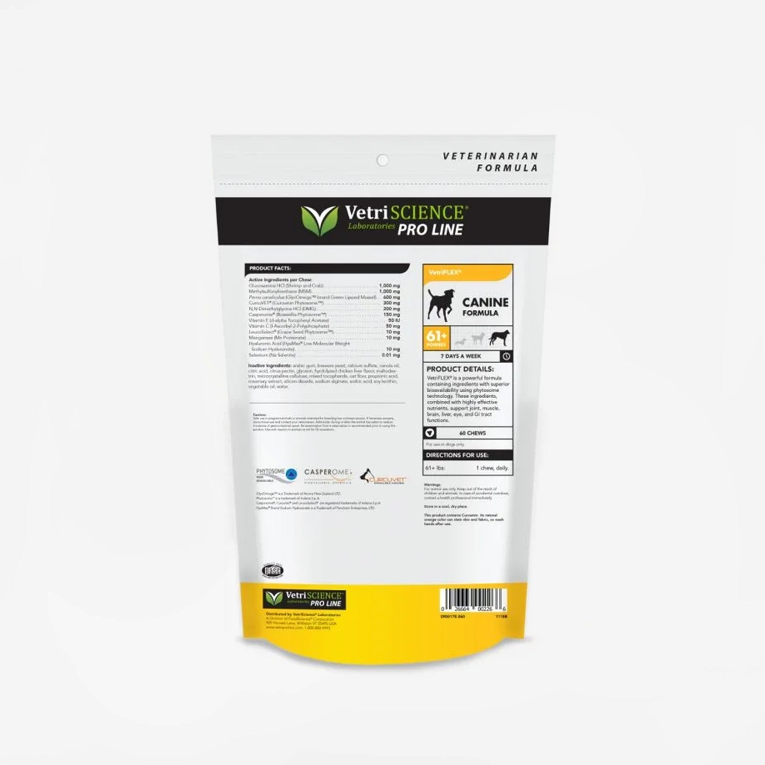 VetriScience VetriFlex Joint Supplement for Large Dogs (over 60 lbs ...