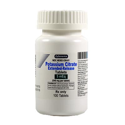 Potassium Citrate ER Tablets (Rx) | Dutch